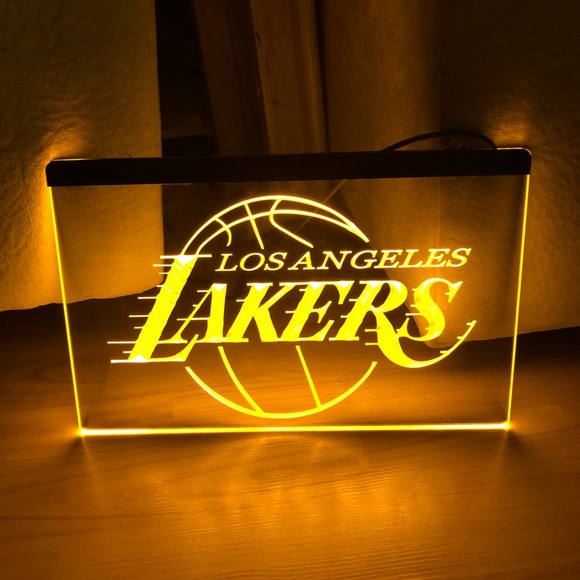 Other | Los Angeles Lakers Led Neon Light Sign 8x12 | Poshmark